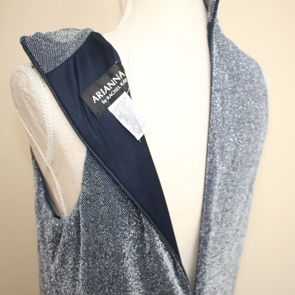 Arianna by Rachel Kaye | Dresses | New Arianna Navy Satin Sparkly ...